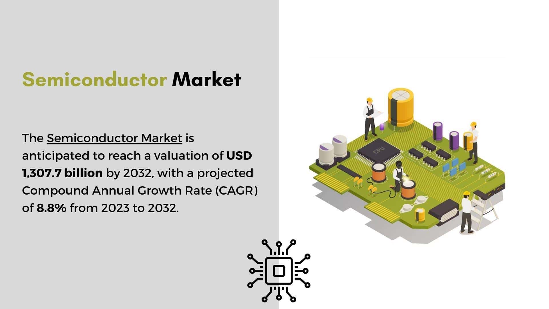 Semiconductor Market Value Soars to USD 1,307.7 Bn by 2032